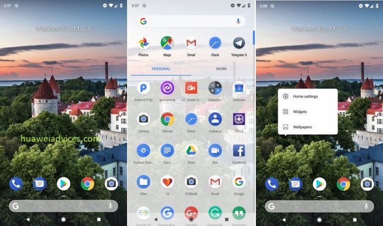 Download Android P Launcher APK for Huawei EMUI phones [Pixel 3 ...