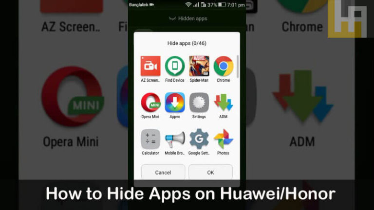 How to Hide Apps on any Huawei and Honor device | Huawei Advices