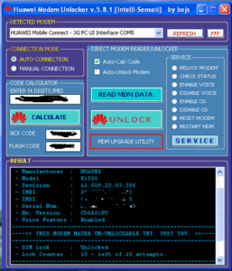 Download Huawei Modem Unlocker v5.8.1b by BOJS | Latest version ...