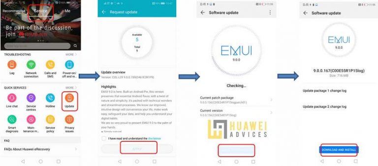 How to Update Huawei / Honor devices using HiCare App | Huawei Advices